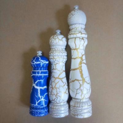 China Qianzan Best selling Round electric pepper mill and salt grinder set for sale