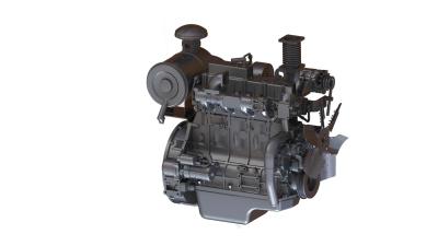 Cina Gruppo elettrogeno turbo del biogas dei motori 5.2L del gas naturale del refrigeratore 1500rpm YC4GN in vendita