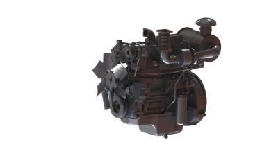 Cina Gruppo elettrogeno turbo del biogas dei motori 5.2L del gas naturale del refrigeratore 1500rpm YC4GN in vendita