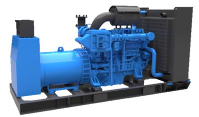 Cina Gruppo elettrogeno del biogas di raffreddamento ad acqua 19,6 L efficienza del generatore del gas naturale in vendita