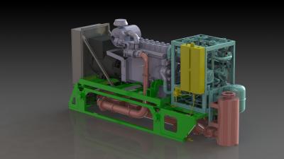 Cina Gruppo elettrogeno di Smartgen GPL generatore del gas naturale di 200 chilowatt in vendita
