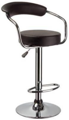 China PU Bar Stools,Hight Quality Bar Chairs.PU leather black,better price for promotion for sale