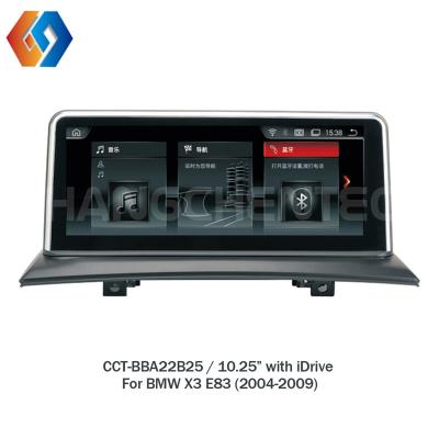 China 10.25" All-in-One RK PX3 Android Car Radio Dashboard Replacement For BMW X3 E83 (2004-2010) with Bluetooth AUX CE RoHS for sale