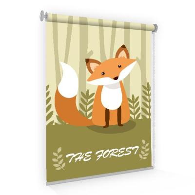 China 2.5m 3D Printed Roller Blinds Animals Design Waterproof For Interior decoration for sale