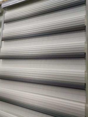China Dual layer Zebra Shades For Windows Semi Blackout UV Resistant for sale