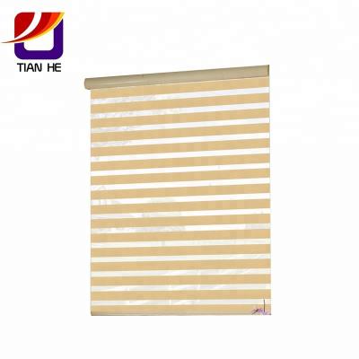 China Customized Horizontal 100% Shading Rate zebra blinds fabric for sale