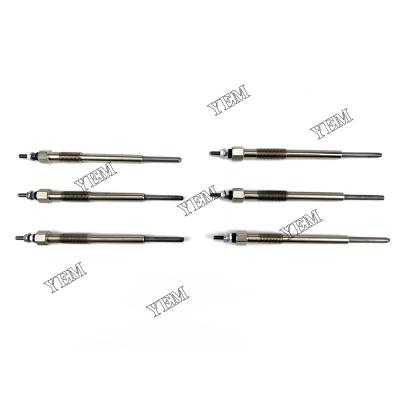 China For Isuzu Parts 6HK1 4HK1 6 PCS Glow Plug 8-94390777-6 engine Te koop