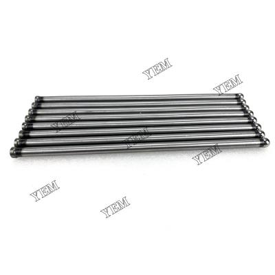 China For Mitsubishi 4D33 8pc Valve Push Rod Engine truck excavator parts Te koop