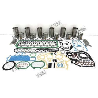 China For Isuzu 6D34 Excavator Diesel parts Overhaul Kit With Bearing Set Te koop