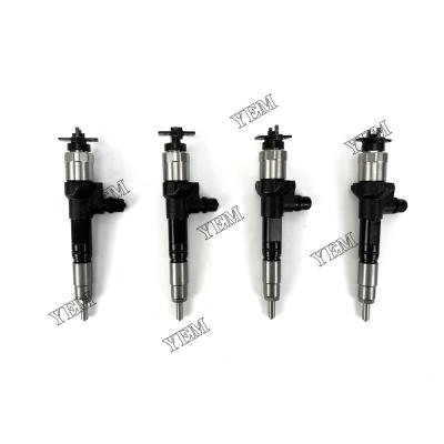 China V6108/095000-7510 Para Kubota Peças de motor de injetor de combustível 4PCS à venda