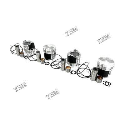 Cina Nuovo 4PCS pistone con anelli per inserire Caterpillar C2.2 parti di escavatore 3024 3024C N844 in vendita