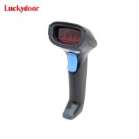 China Luckydoor Factory Handheld USB bar Code Scanner Laser Wired bar Code Laser Barcode Scanner for sale