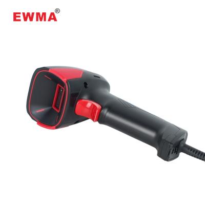 China Handheld Wired 1D 2D QR Bar Code Reader Barcode Scanner for Receipt Cash Register Inventory Bank Cheque Management for sale