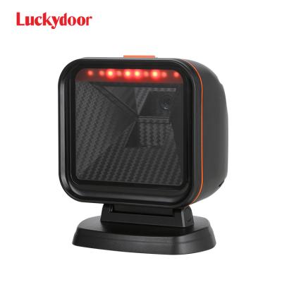 China High Performance Platform 2D CMOS Omnidirectional  Barcode Scanner Supermarket Desktop Barcode Reader Scanner for sale
