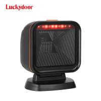 China High Performance Platform 2D CMOS Omnidirectional  Barcode Scanner Supermarket Desktop Barcode Reader Scanner for sale