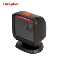 China High Performance Platform 2D CMOS Omnidirectional  Barcode Scanner Supermarket Desktop Barcode Reader Scanner for sale