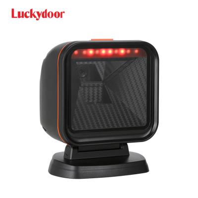 China High Performance 1D 2D Hands Free Scan Qr Bar Code Reader Desktop Presentation Barcode Scanner for sale