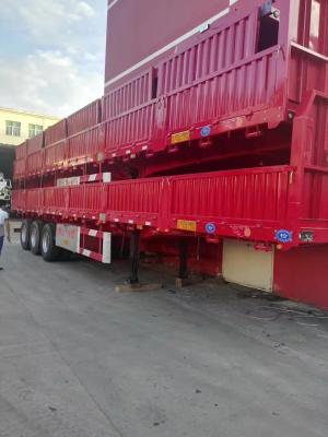 China 3 axles New flat bed cargo trailer China truck and semi trailer for sale