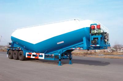 China 50 cubic silo bulk cement tanker trailer cement transport tank trailer for sale