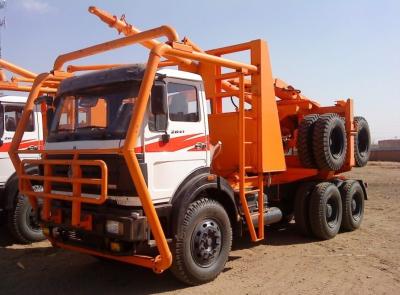 China Beiben 6x6 logging truck 2638 for Africa timber transport truck for sale