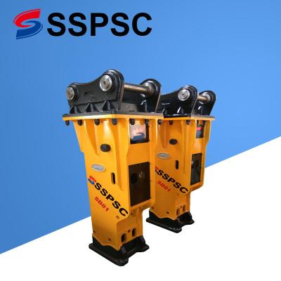China yantai producer SB81 box-silenced type hydraulic breaker hammer with 140mm chisel for sale