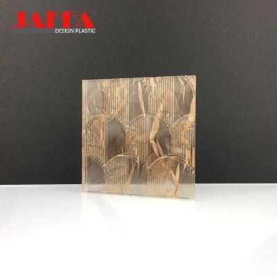 Cina Vetro stratificato in resina decorativo resistente e trasparente in vendita