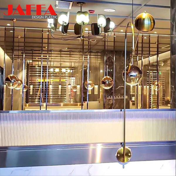 Quality Acrylic Textured Board Baffle Wear Resistant Acrylic Desktop Customization for sale