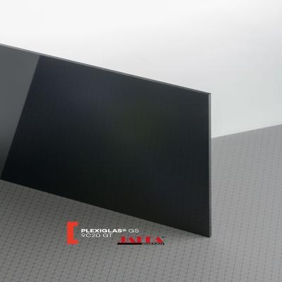 China Plexiglás escuro Plexiglás cinzento Plexiglás protegido UV Folhas de Plexiglás Acrílico Transparente à venda