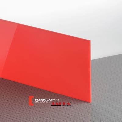 China Red Translucent Acrylic Sheet Colored Acrylic Sheets UV Resistant Acrylic Sheets for sale