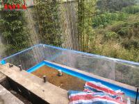 China Transparent Explosion Proof Infinity Pool Custom Acrylic Pool for sale