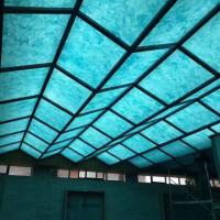 China Overhead Backgrounds Acrylic Illuminated Ceiling Plexiglass Ceiling Diverse Textures for sale