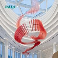 Quality Custom Large-Scale Acrylic Art Installation, Gradient Spiral/Cloud Shape, Atrium for sale