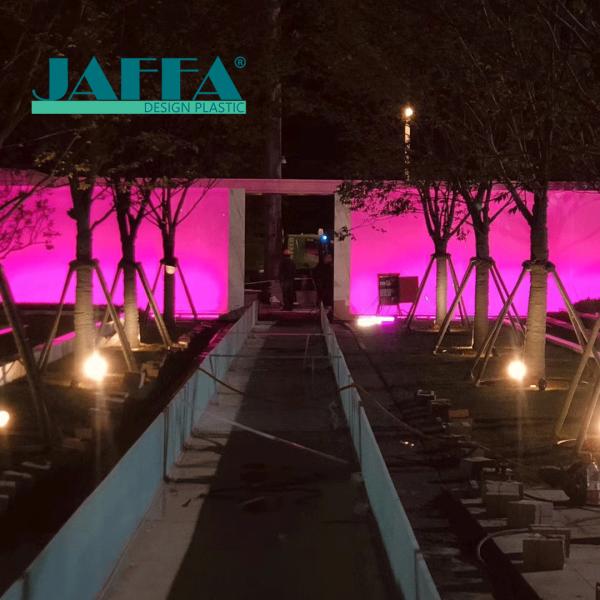 Quality Customizable Rotatable Acrylic Curtain Wall For Park for sale