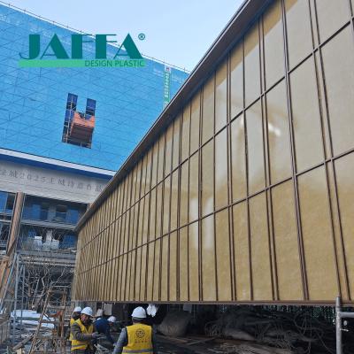 China Custom Light Transmitting Stone Acrylic Curtain Wall 10mm for sale