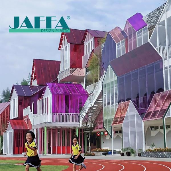 Quality Custom 12mm 15mm Acrylic Curtain Wall In Educational Building for sale