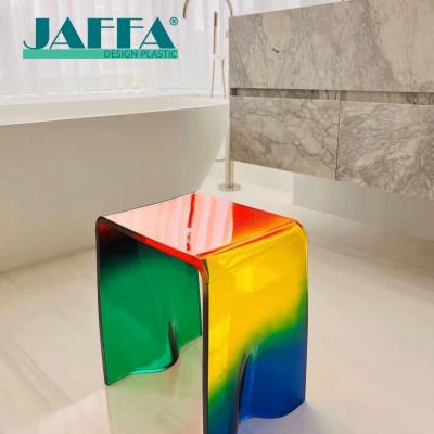 China Custom Acrylic Stool Custom Acrylic Shoe Changing Bench for sale