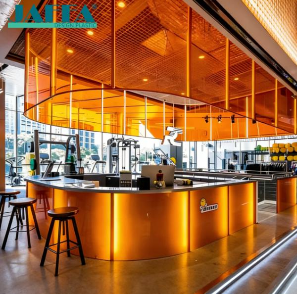 Quality Custom Acrylic Illuminated Bar Counter & Reception Desk | Premium Lighting Solution for Commercial Spaces for sale