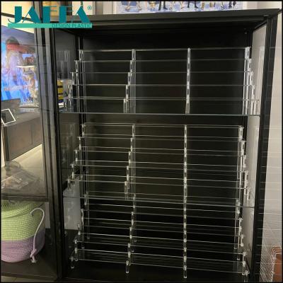 China JAFFA Custom Acrylic Multi-Tier Display Shelf, Step-Type Clear Organizer, Acrylic Showcase for Figures & Collectibles for sale