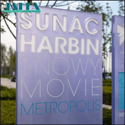 China Custom - made Acrylic Colorful Signage Navigation System Custom - made Acrylic Road Signs for sale