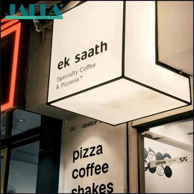 China Custom Acrylic Illuminated Store Logo Light Box, Multi-Sided 3D Signage, Acrylic LED Sign for Cafe & Restaurant for sale