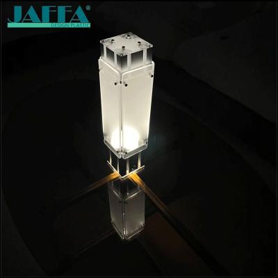 China JAFFA Custom Acrylic Geometric Cage Night Light, Gradient Ring Ambient Light, Minimalist Decor Lamp for Bedroom & Desk for sale