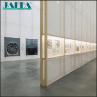 Quality Custom Semi-Transparent Acrylic Gallery Partition & Display Shelf, Illuminated for sale