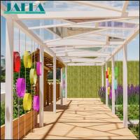 Quality Custom Colored Acrylic Rain Shelter Corridor, Gradient Ring Hanging Installation for sale