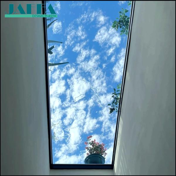 Quality Custom High-Clarity Acrylic Skylight, Villa Roof Skylight, Indoor Patio Transparent View Window for sale