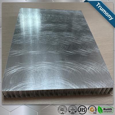 China De oppervlakte Geborstelde Comités van de Aluminiumhoningraat voor Binnenlandse Buitenmuurdecoratie Te koop