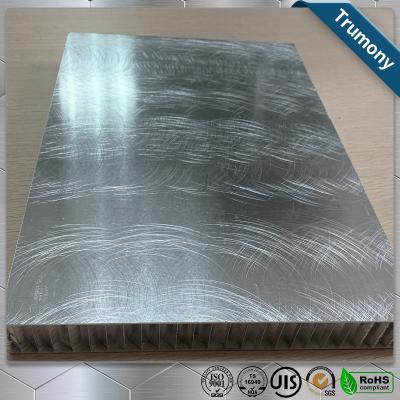China De oppervlakte Geborstelde Comités van de Aluminiumhoningraat voor Binnenlandse Buitenmuurdecoratie Te koop