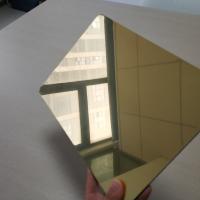 China Moisture Proof Aluminum Mirror Sheet Class A2 Fire Proof Hard Texture Durable for sale