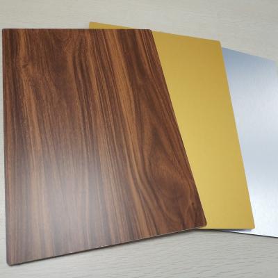 China Wood Color Building Decoration Material Aluminum Composite Board zu verkaufen