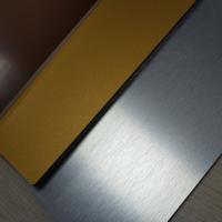 China Durable Exterior Wall Cladding , Copper Aluminium Composite Panel Building Construction Material for sale