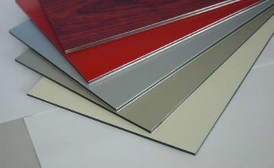 Cina 3mm Building Decoration Material Aluminum Composite Panels for Exterior Cladding in vendita